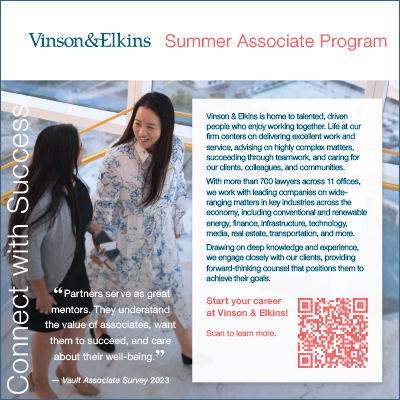 Law Students | Careers | Vinson & Elkins LLP
